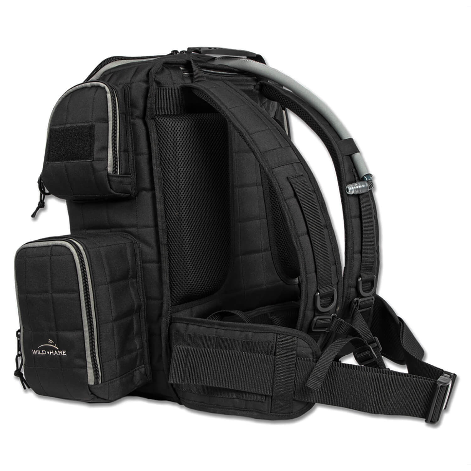 Deluxe Competition Range Backpack by Wild Hare, Black | Krieghoff