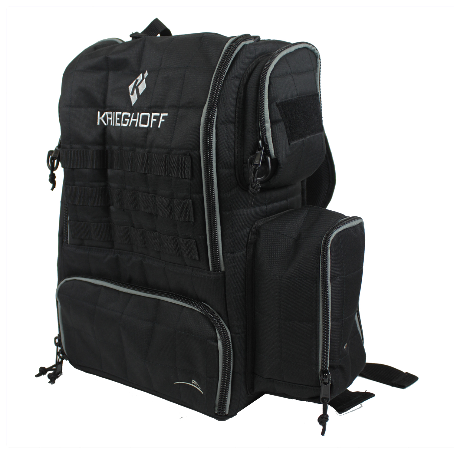 Deluxe Competition Range Backpack by Wild Hare, Black | Krieghoff